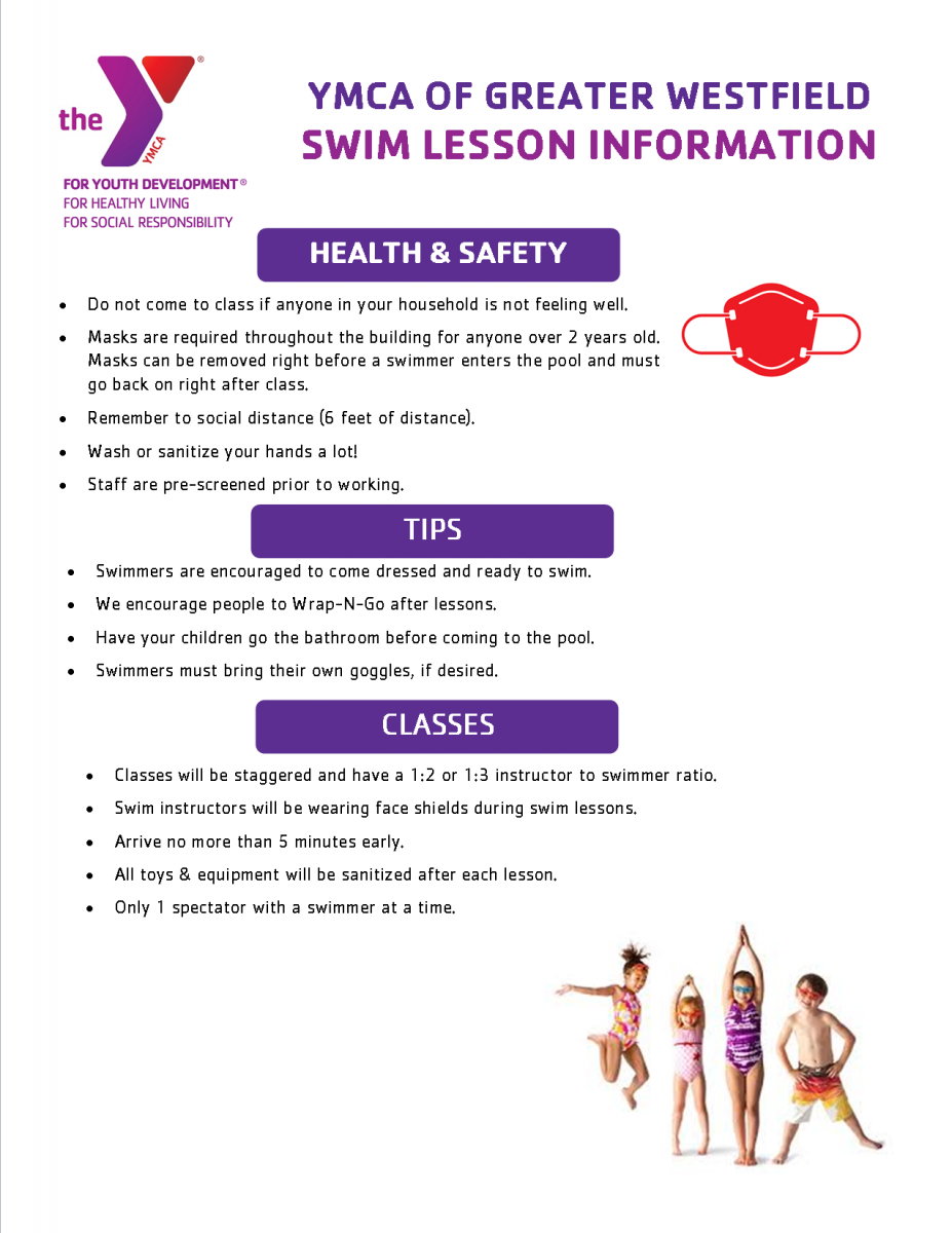 YOUTH SWIM LESSONS | YMCA of Greater Westfield